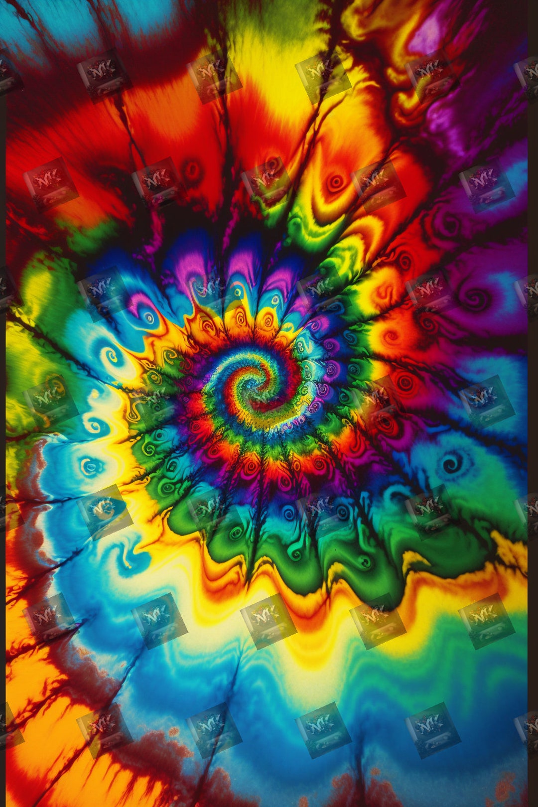 Digital Image Batik Look Rainbow Colors-5 Format 2:3 - Etsy