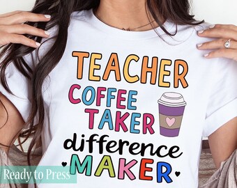 Teacher Appreciation Retro Digital Design Ready-to-press for - Etsy