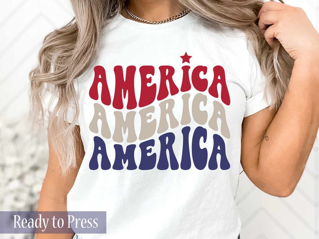 Stacked AMERICA - Ready to Press DTF Transfers - Direct to Film ...