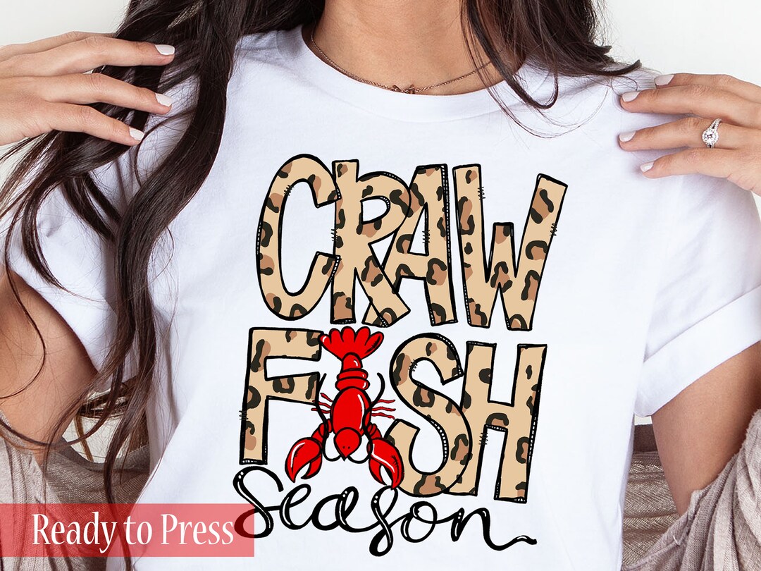 Crawfish Season Animal Print - Ready to Press DTF Transfers - Direct to ...