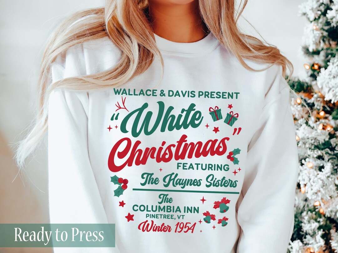 White Christmas the Haynes Sisters - Ready to Press DTF Transfers ...