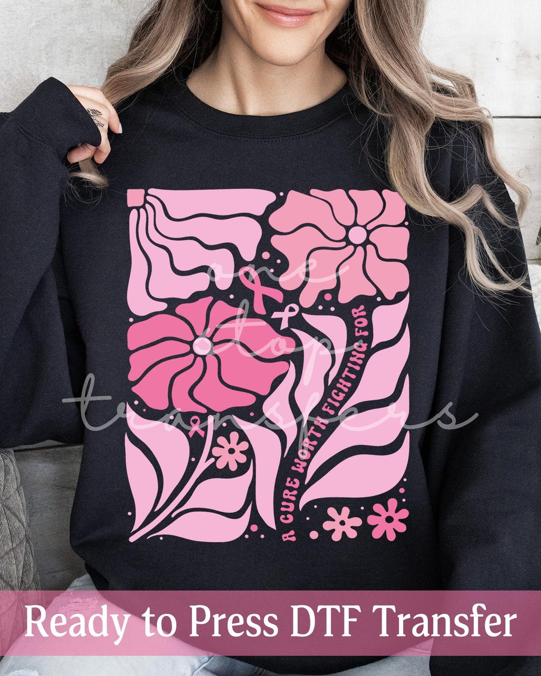 Floral Box A Cure Worth Fighting for Breast Cancer Awareness - Ready to ...