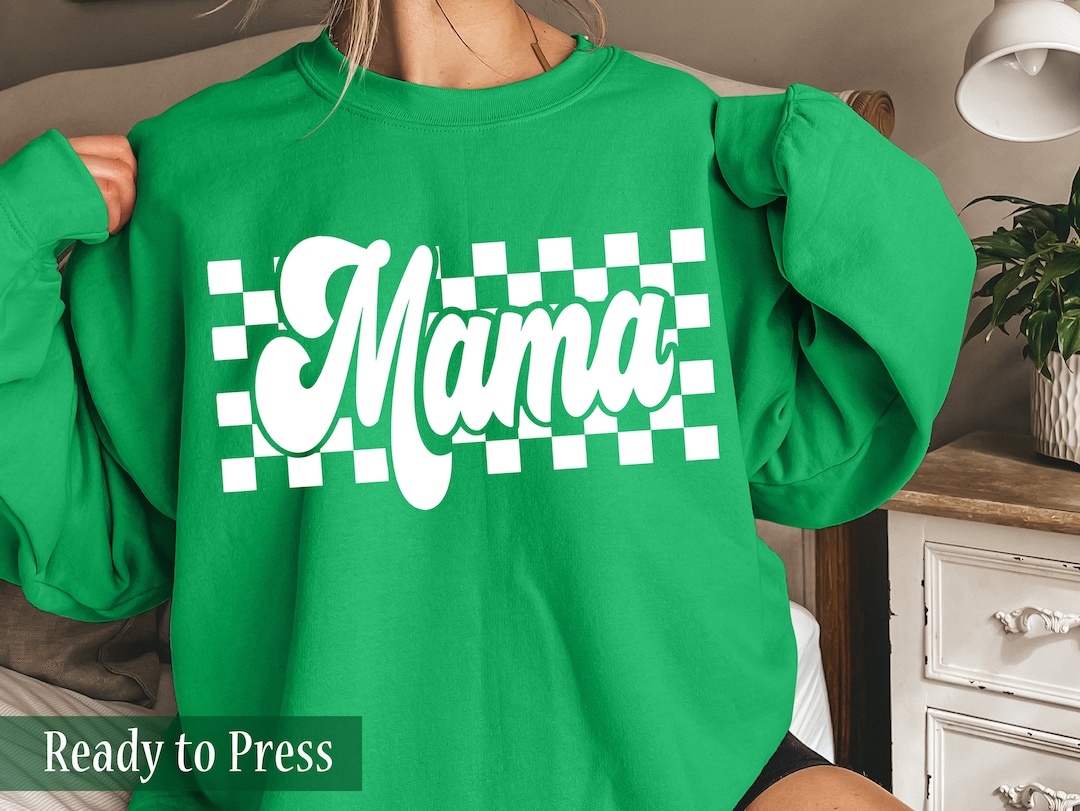 Retro Checker Mama - Ready to Press DTF Transfers - Direct to Film ...