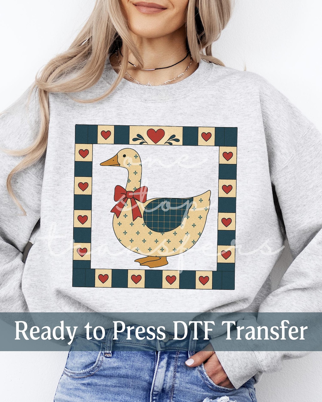 Vintage Coquette Country Kitchen Goose - Ready to Press DTF Transfers ...