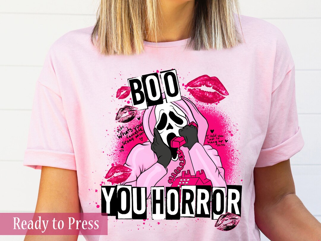Boo You Horror Ready to Press DTF Transfers Direct to Film Transfers ...