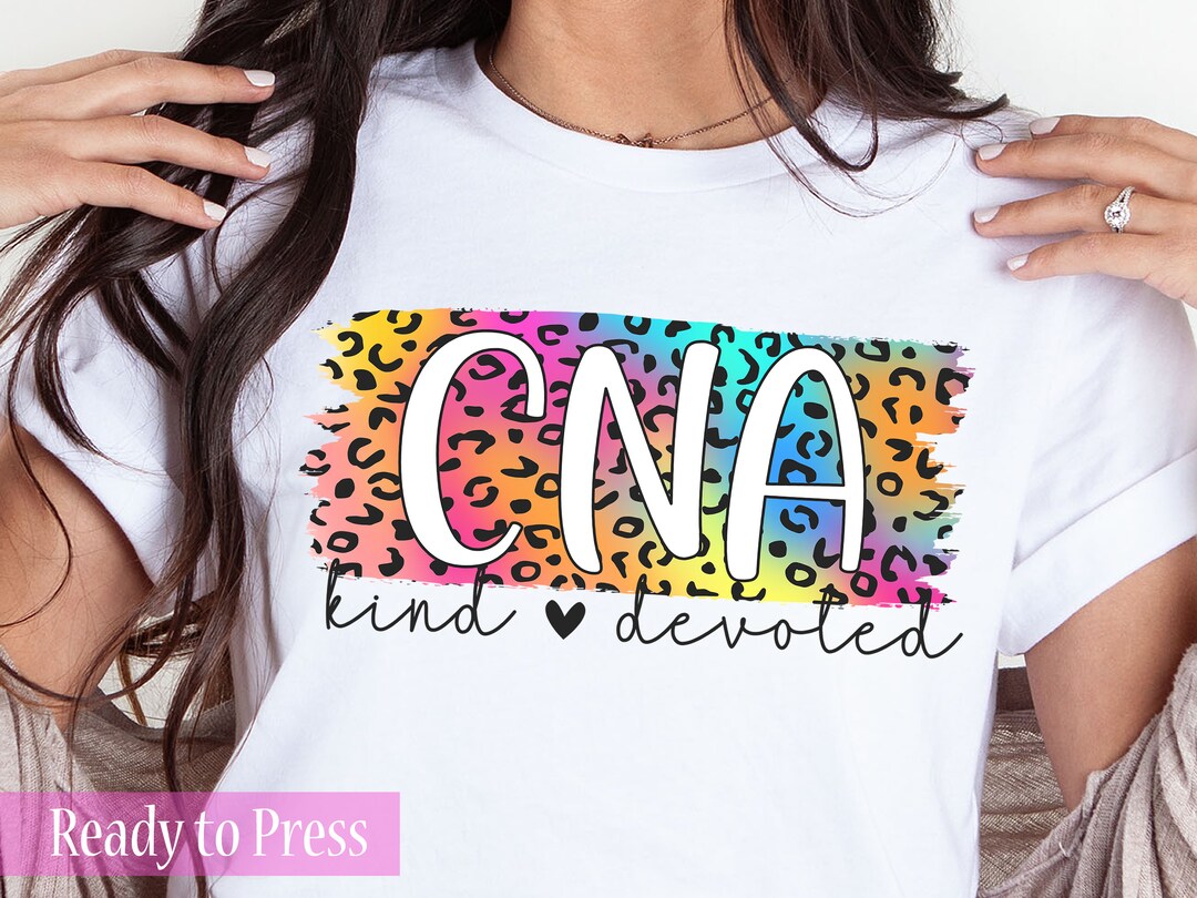 Colorful Leopard Print CNA - Ready to Press DTF Transfers - Direct to ...