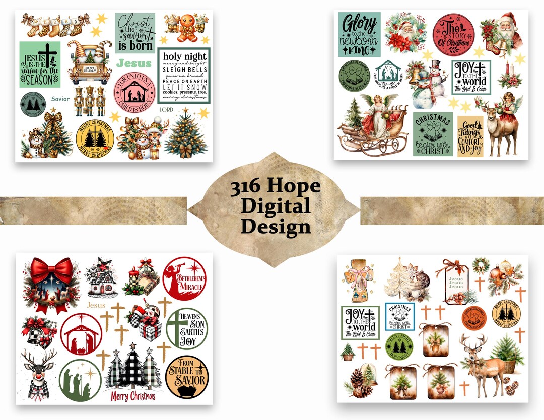 Christmas Bible Journaling Printables: Faith Art, Scripture Writing ...