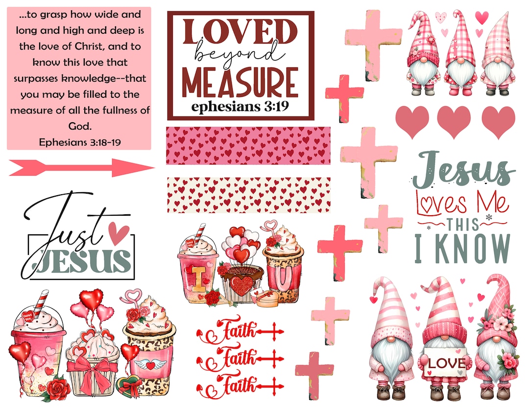 Christian Bible Journaling Printable: Loved Beyond Measure (PDF) - Etsy