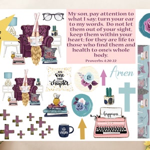 Bible Journaling Printable, Proverbs 4-20 Words Are Life, Prayer ...