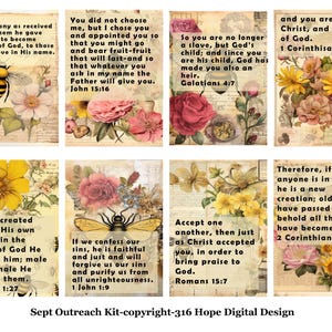 Christian Digital Printable, September 2024 Monthly Outreach Kit (5 ...