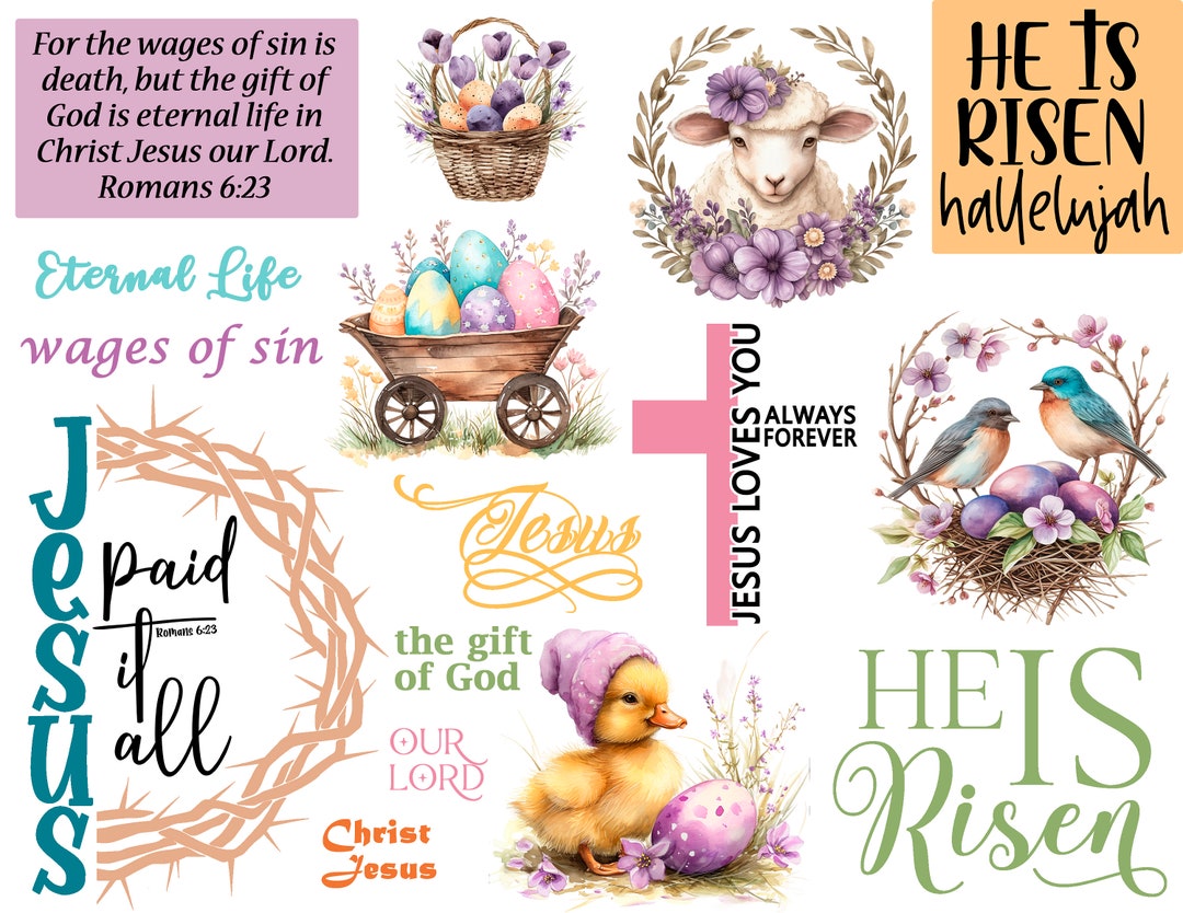 Easter Christian Bible Journaling Printable Page (digital Download) - Etsy