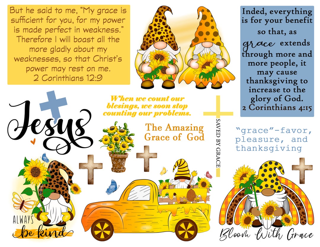 Bible Journaling Printable, Gods Amazing Grace, Prayer Journaling ...