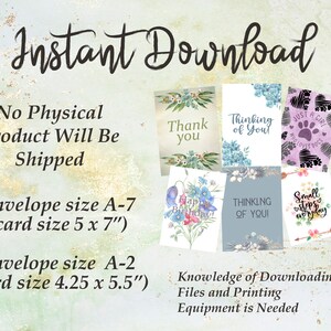 Scripture Cards Faith Digital Printable Set, Scripture Instant Download ...