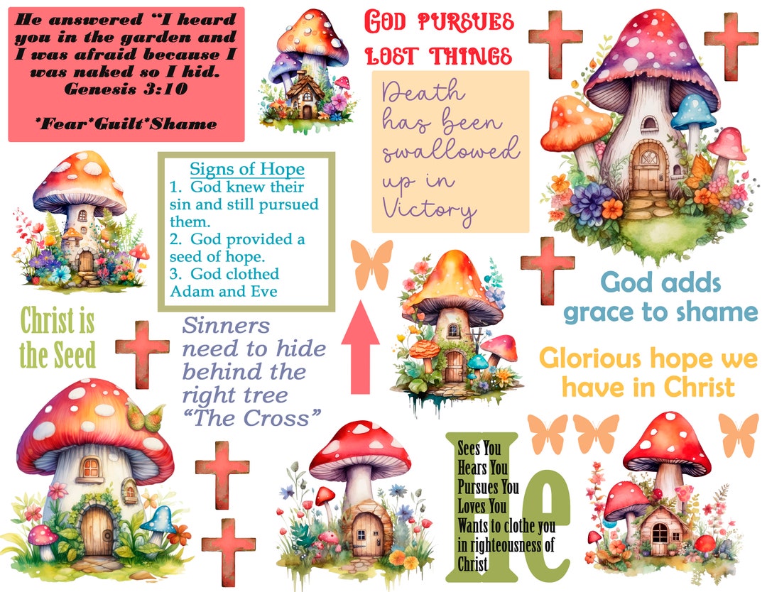Bible Journaling Printable, Seed and the Clothes Genesis 3:10 ...