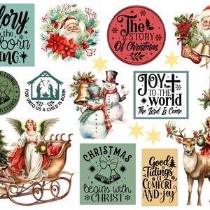 Bible Journaling Printable, Vintage Christmas, Prayer Journaling, Bible ...