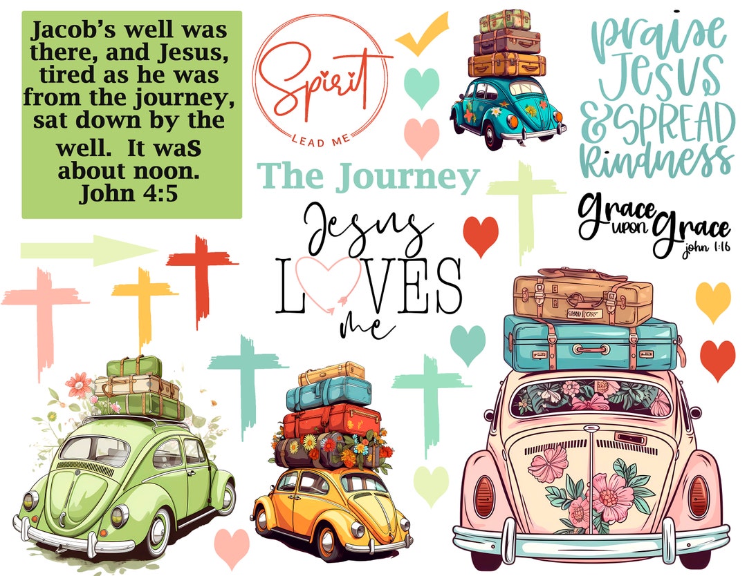 Jacob's Well Bible Journaling Printable: Christian Faith Art (PDF) - Etsy