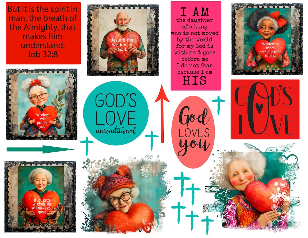 Bible Journaling Printable, Job -breath of the Almighty, Job 32:8 ...