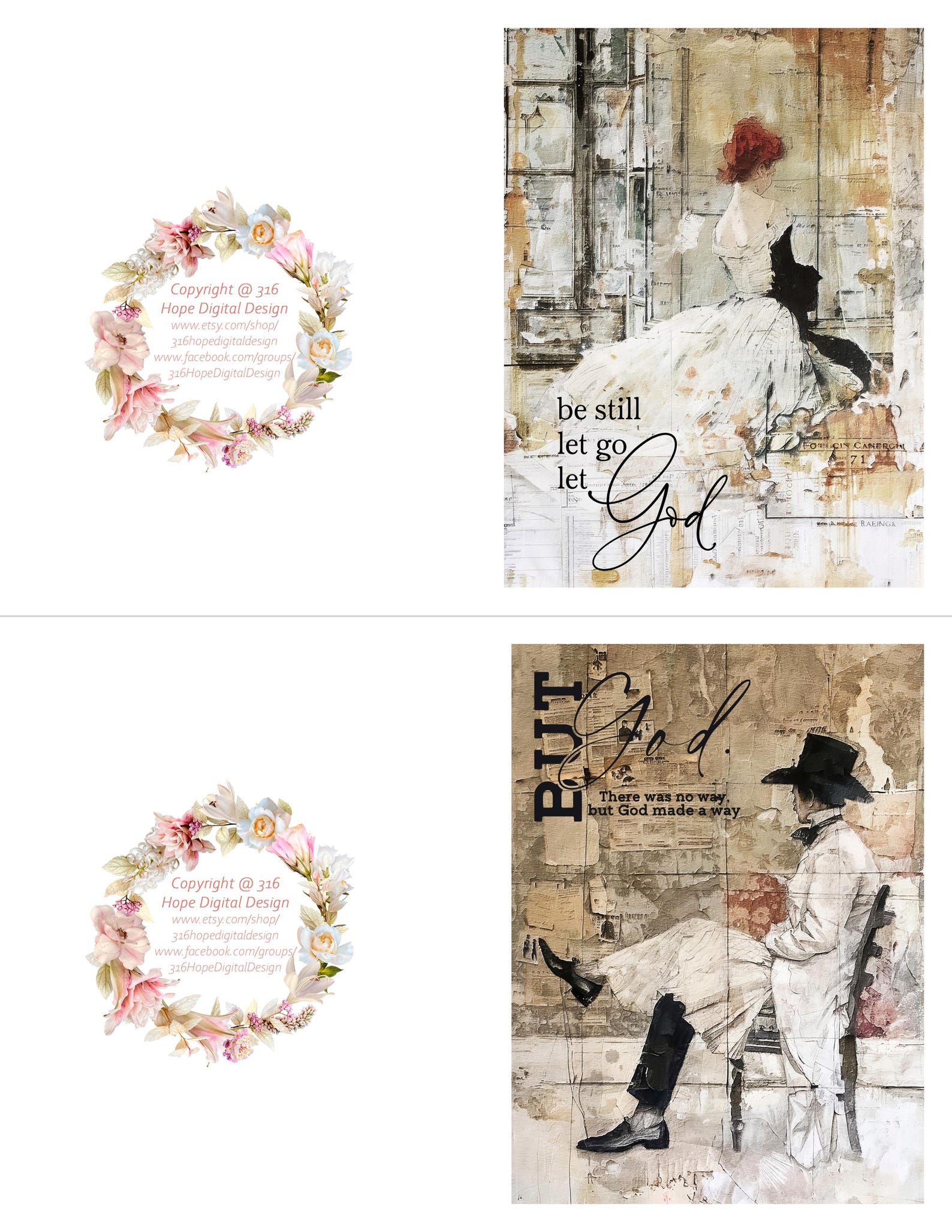 Artful Set 1 Notecards Digital Printable Card, Inspirational Notecard ...