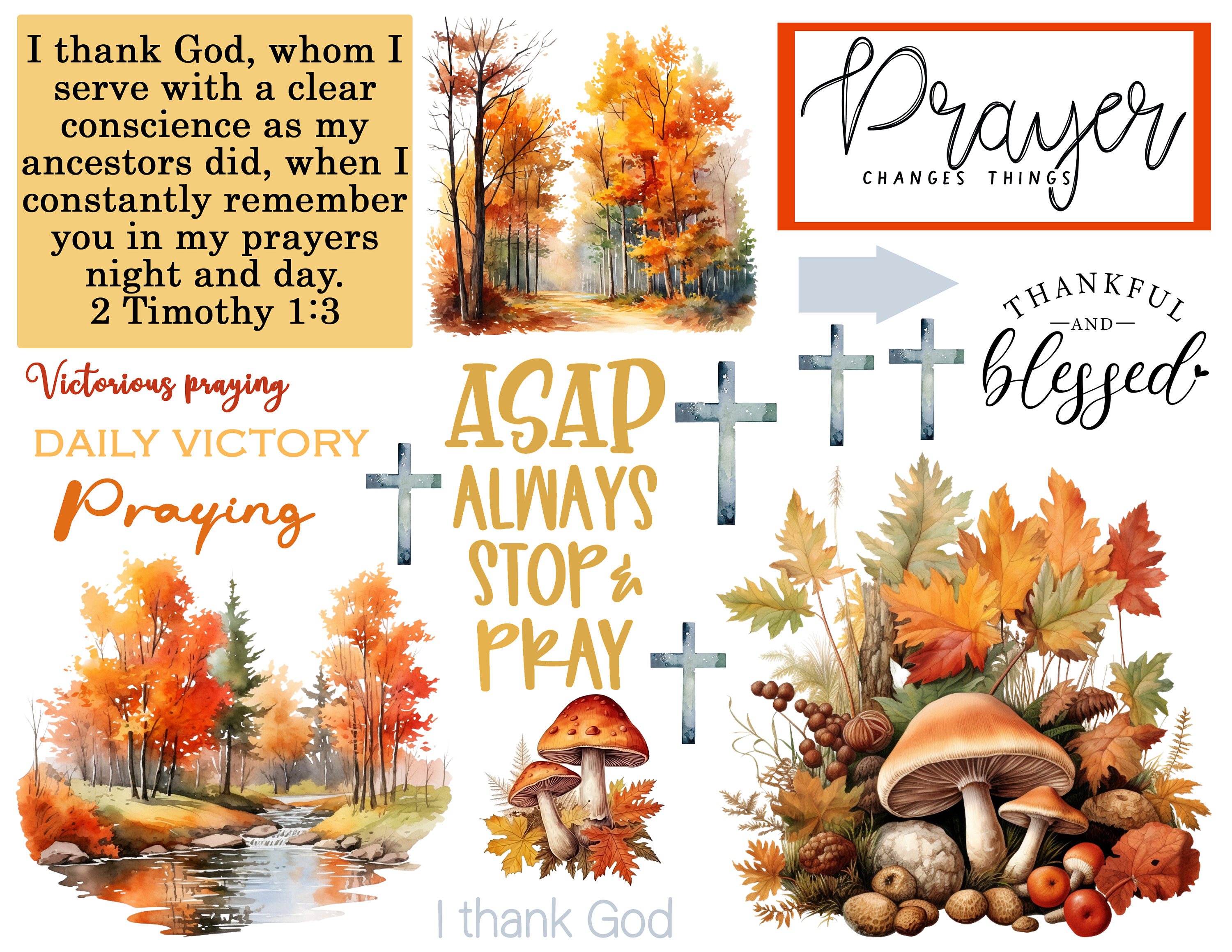 Bible Journaling Printable Praying 2 Timothy 1:3 Journaling - Etsy