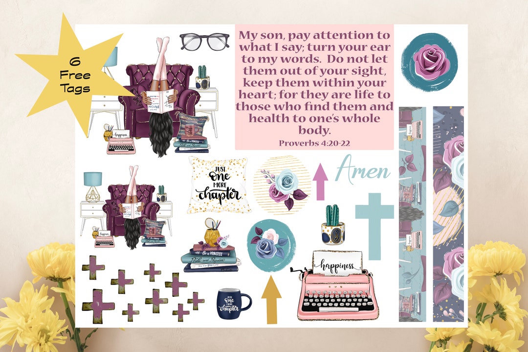 Bible Journaling Printable, Proverbs 4-20 Words Are Life, Prayer ...