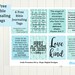 Scripture Cards Bible Journaling Digital Printable Tags/bookmarks ...