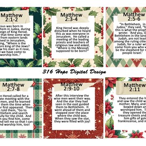 Christmas Story Journal Cards (matthew/luke): Mixed Media Elements, PDF ...