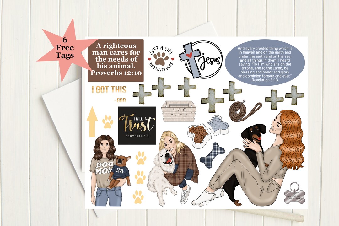 Christian Dog Lover Bible Journaling Printables (digital Download) - Etsy