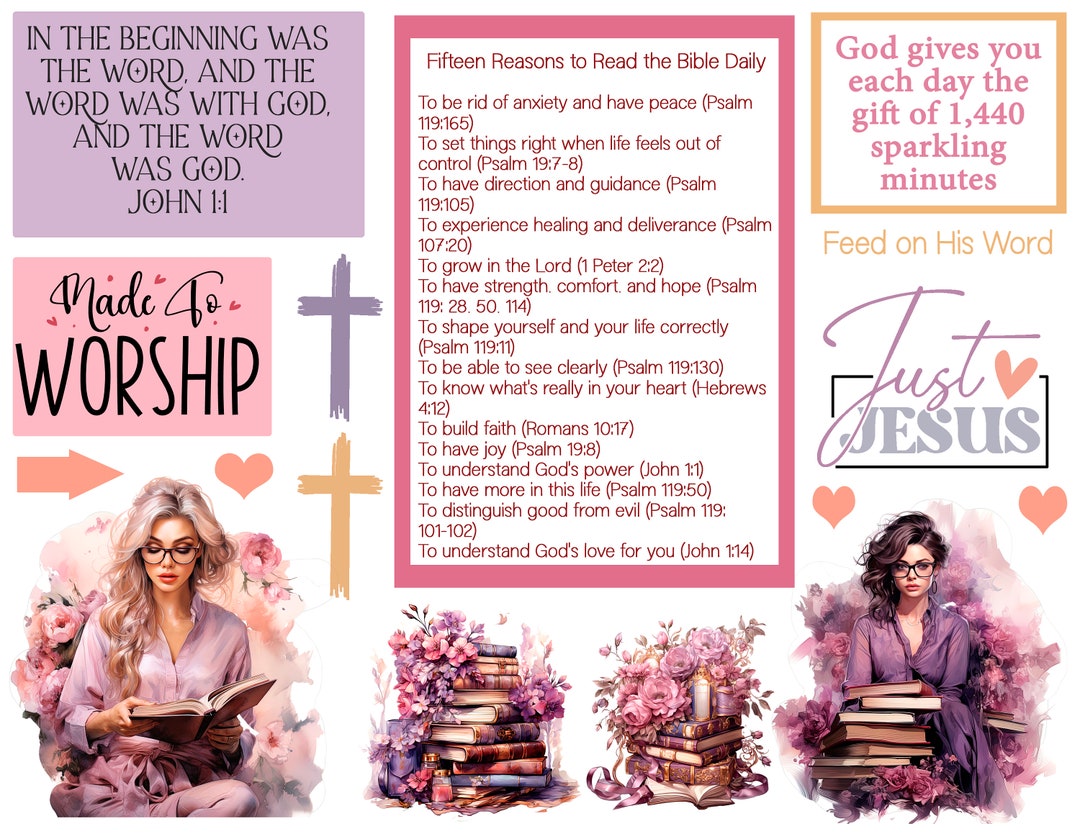 Bible Journaling Printable, God the Word John 1:1, Journaling, Bible ...