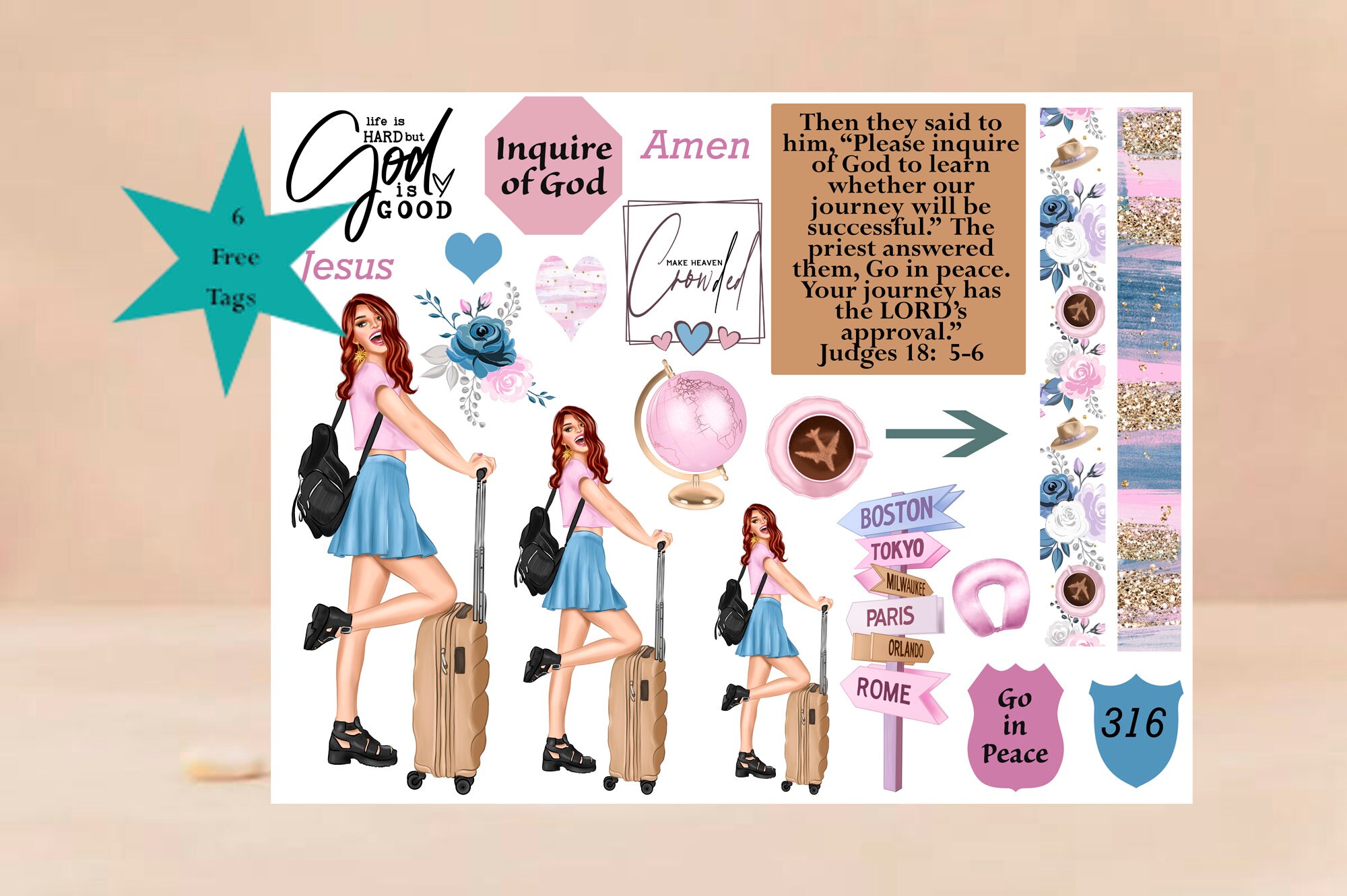 Christian Bible Journaling Printable Pagejourney Judges - Etsy