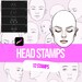 HEADS Stamps - Procreate Brushes Stamps !!! - Etsy