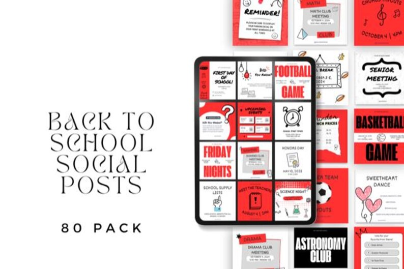 Back to School Stories | Back 2 School Social Media Post | Secondary ...