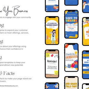 Back to School Social Media Templates: PTO/PTA Canva Flyer (digital ...