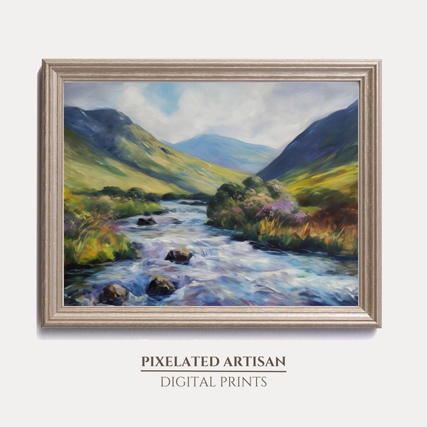 Vintage Scottish Highlands Wall Art - Etsy UK