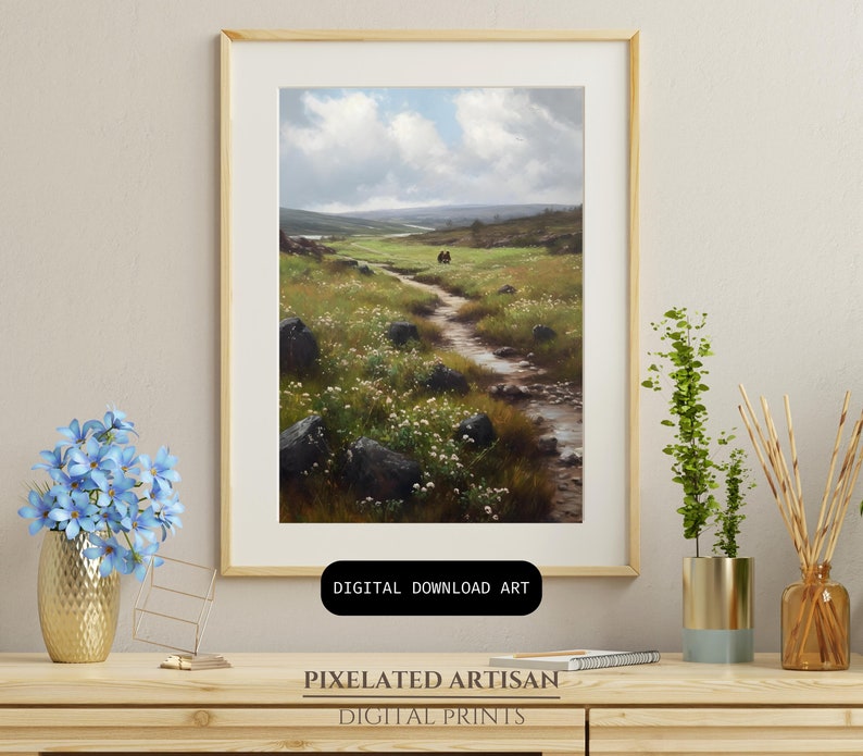Vintage Ireland Gallery Wall Art: Irish Countryside Prints (digital ...