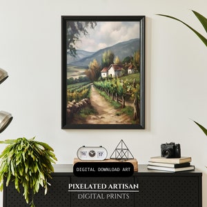 French Country Gallery Wall Art Set of 10 | Vintage Living Room Decor ...