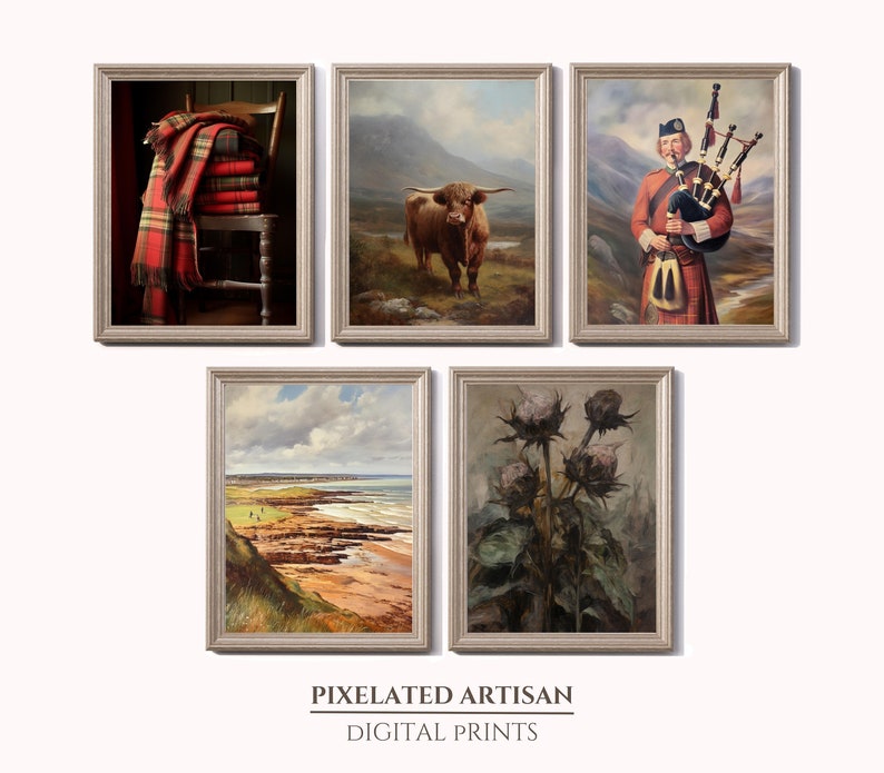 Scottish Highlands Gallery Wall Art Set of 10 (digital Download) - Etsy