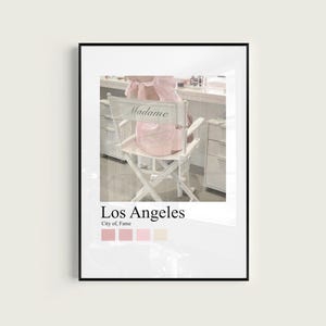 Pink Luxury Set of 6 High End Wall Art, Poster Print Chic Fashion ...