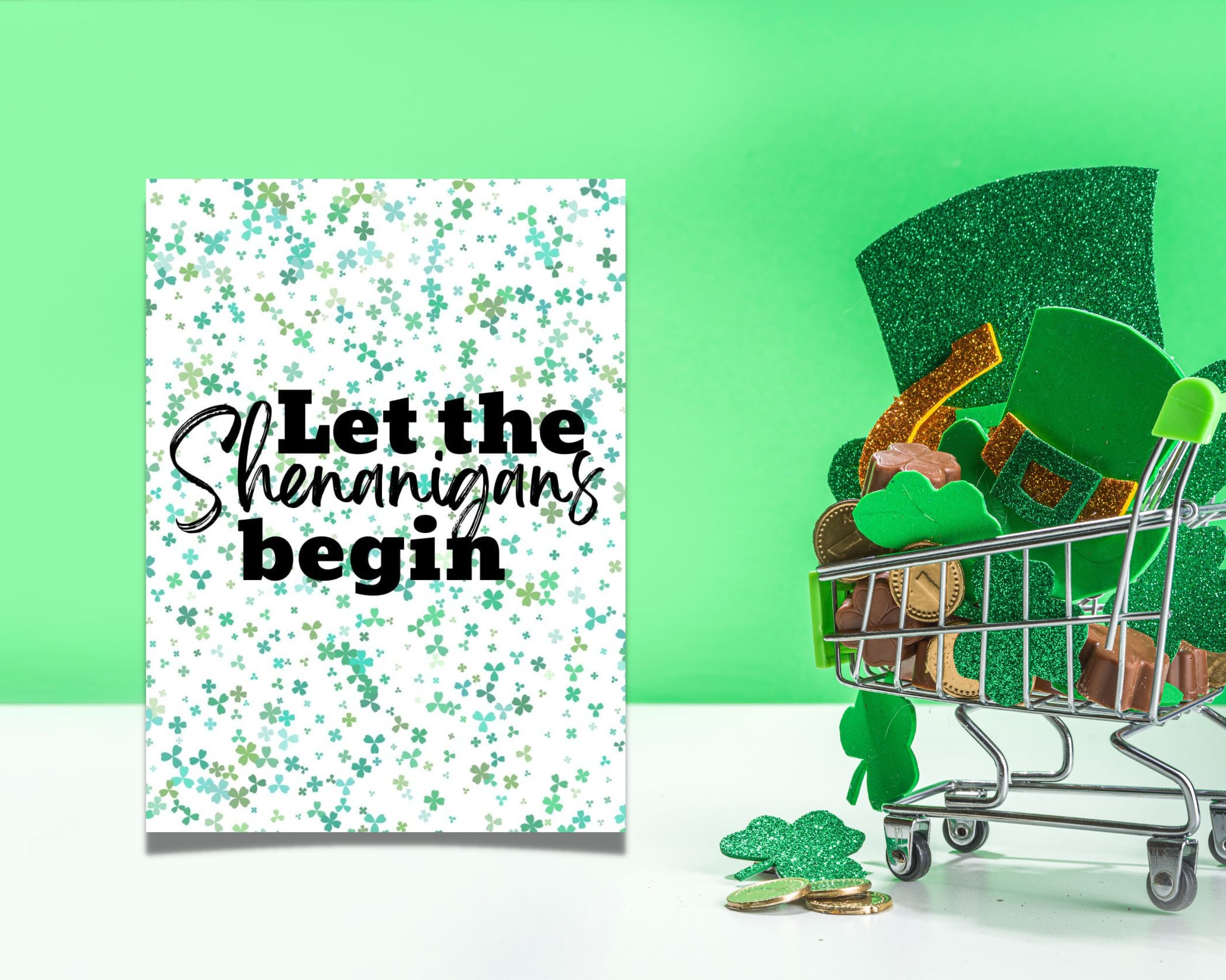 St. Patrick's Day Printable Note Card Bundle, Digital Download, INSTANT DOWNLOAD - Etsy