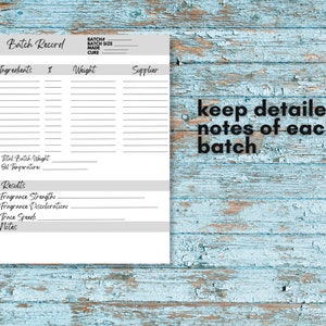 Soap Design Planning Printable Bundle, for a Soap Maker, Soap Business Planning, Soap Cure Card ...