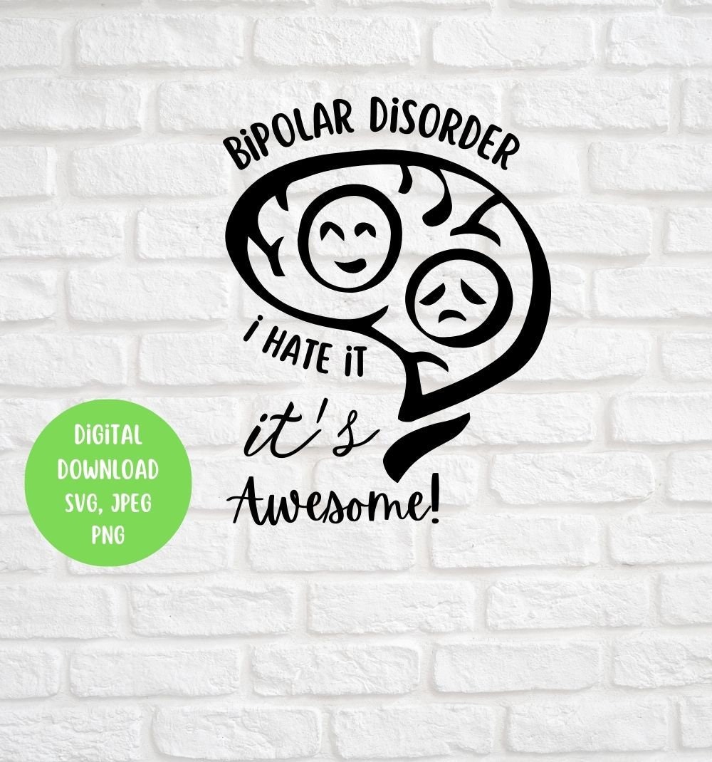 World Bipolar Day, Bipolar SVG, Bipolar Awareness Digital Download ...