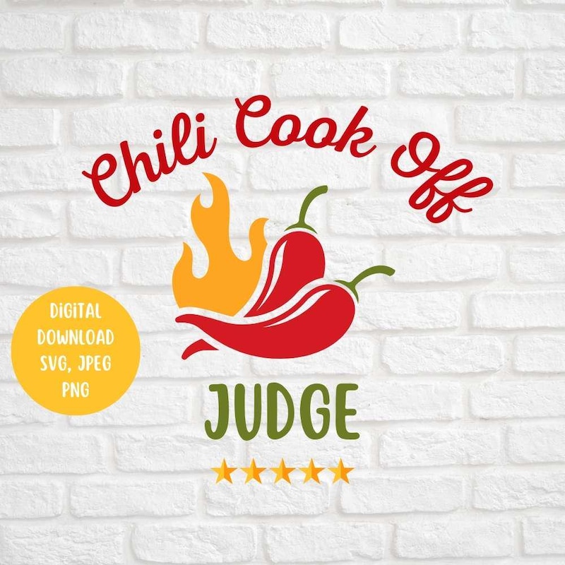 Chili Cook off Judge - Etsy