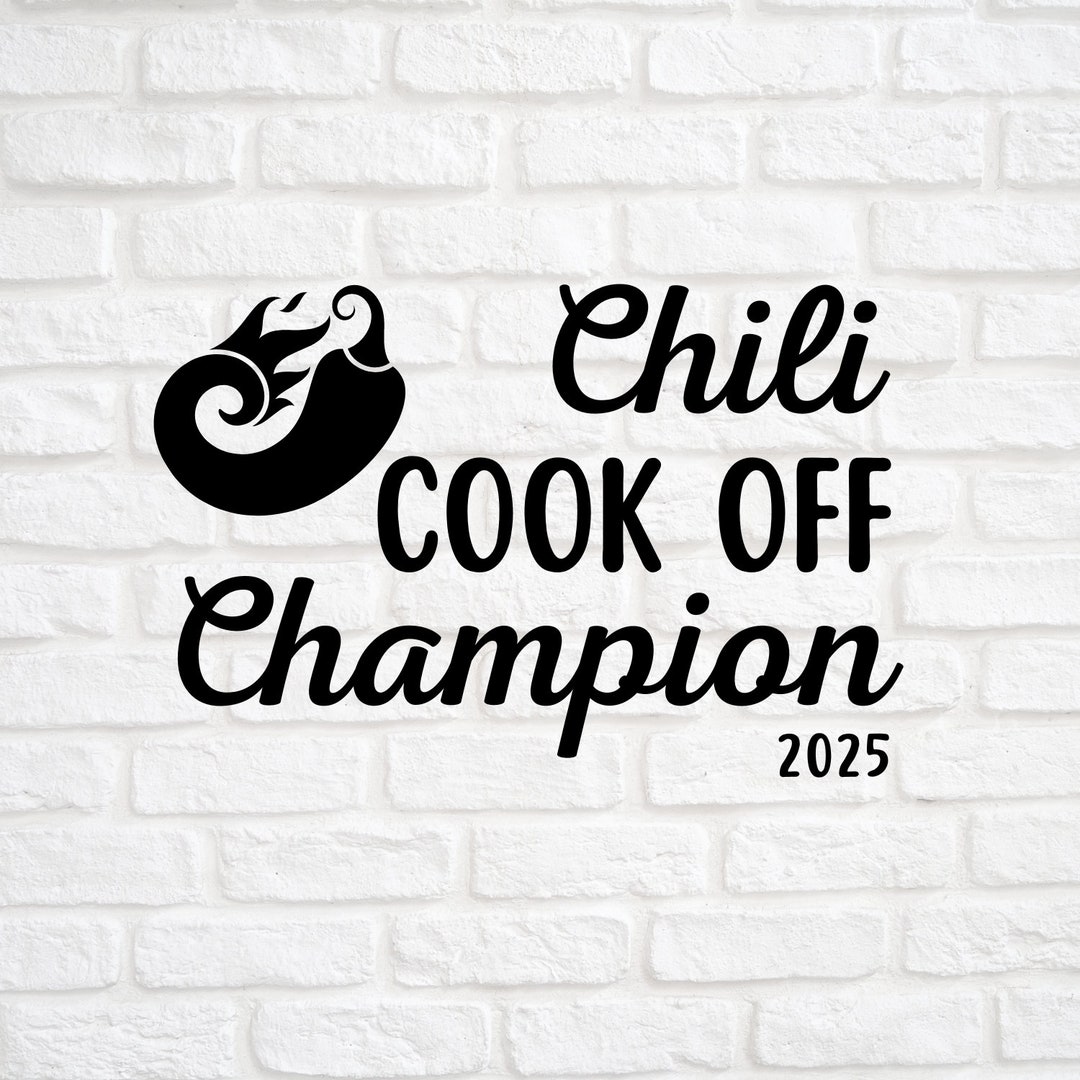 Black Chili Cook off Champion SVG Bundle, 2025, 2026, 2027 - Etsy