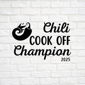 Black Chili Cook off Champion SVG Bundle, 2025, 2026, 2027 - Etsy