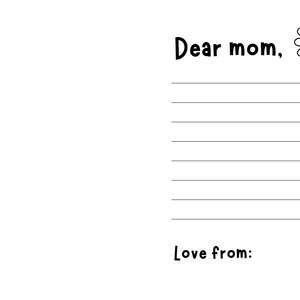 Colorable Mothers Day Cards, Coloring Cards for Mothers Day, Printable ...