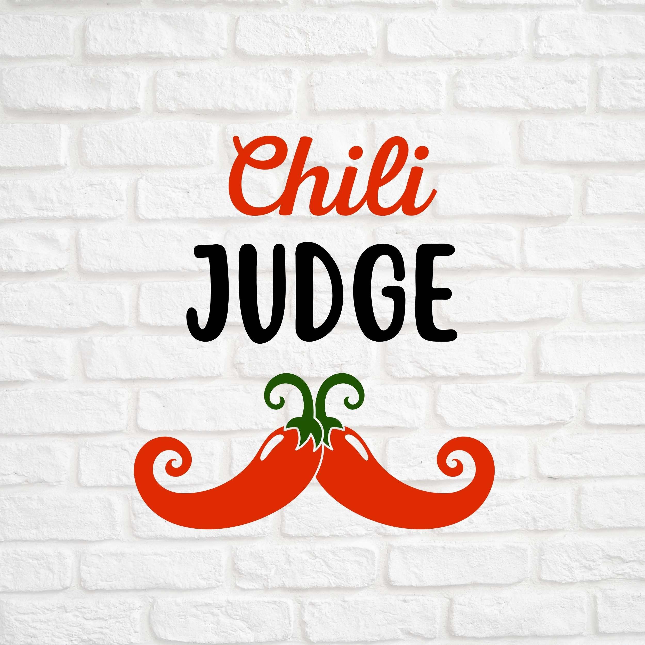 Chili Judge SVG, Chili Judge PNG, Digital Download - Etsy