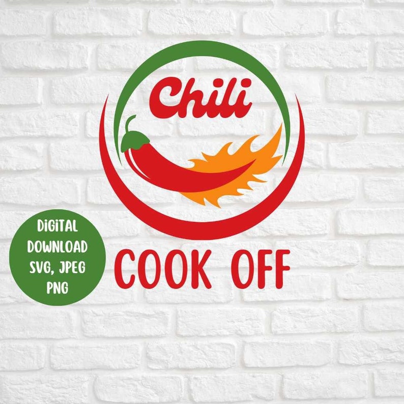 Chili Cook off SVG, Chili Cook off PNG, Digital Download, Cricut Files ...