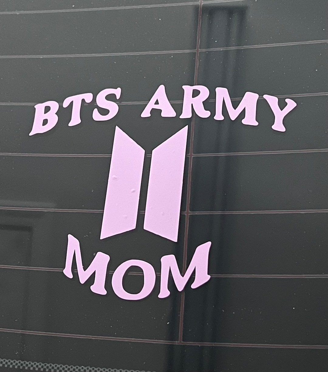 BTS Mom Car Window Decal Kpop - Etsy