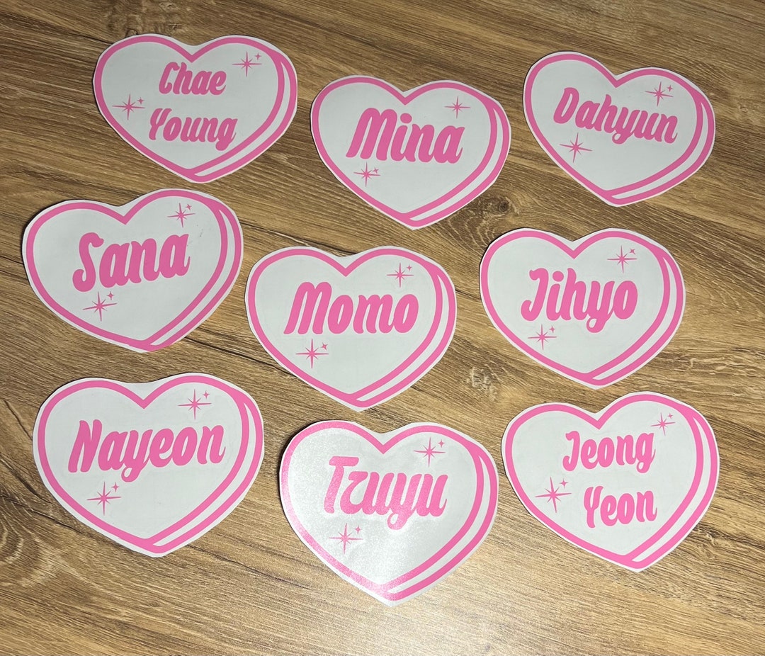 Twice Lightstick Decal Member Names Decal - Etsy