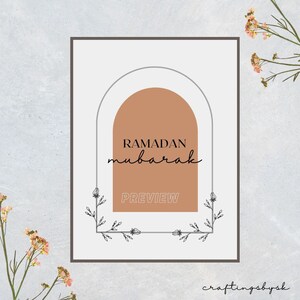Printable Ramadan Minimalistic Art | Frame Decoration | Ramadan ...
