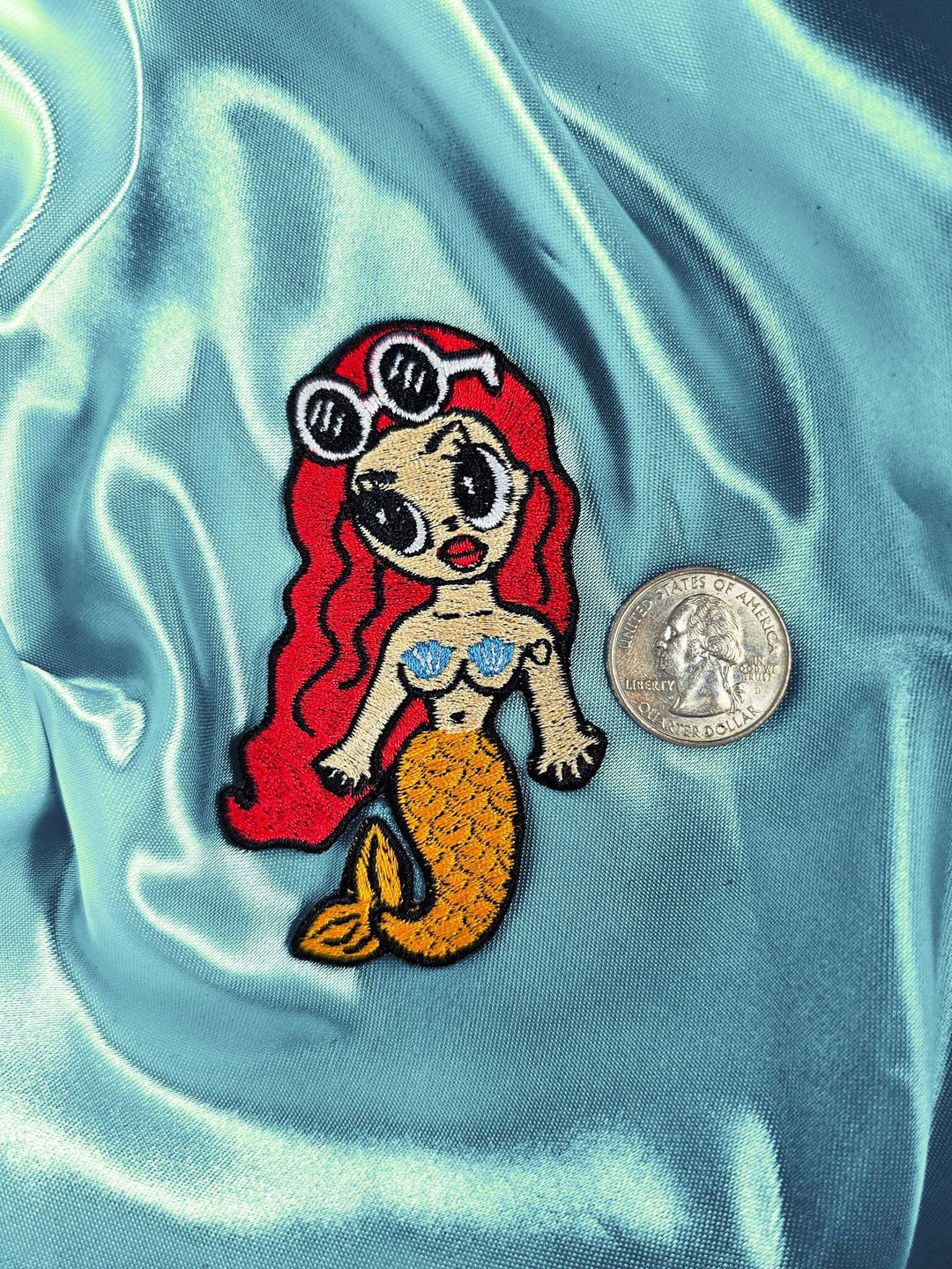 Karol G Siren/mermaid sirenita Iron on Patch - Etsy